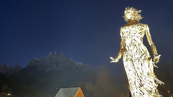 Guana del Primiero sculture opere vaia Martalar Trentino